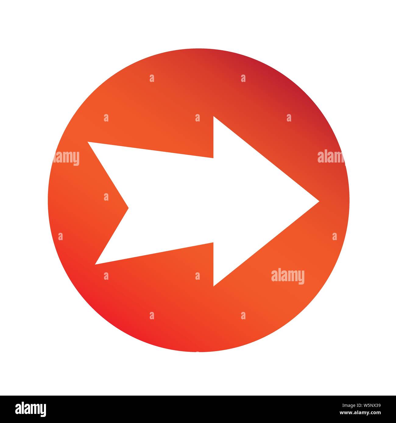 simple arrow sign icon Stock Vector Image & Art - Alamy