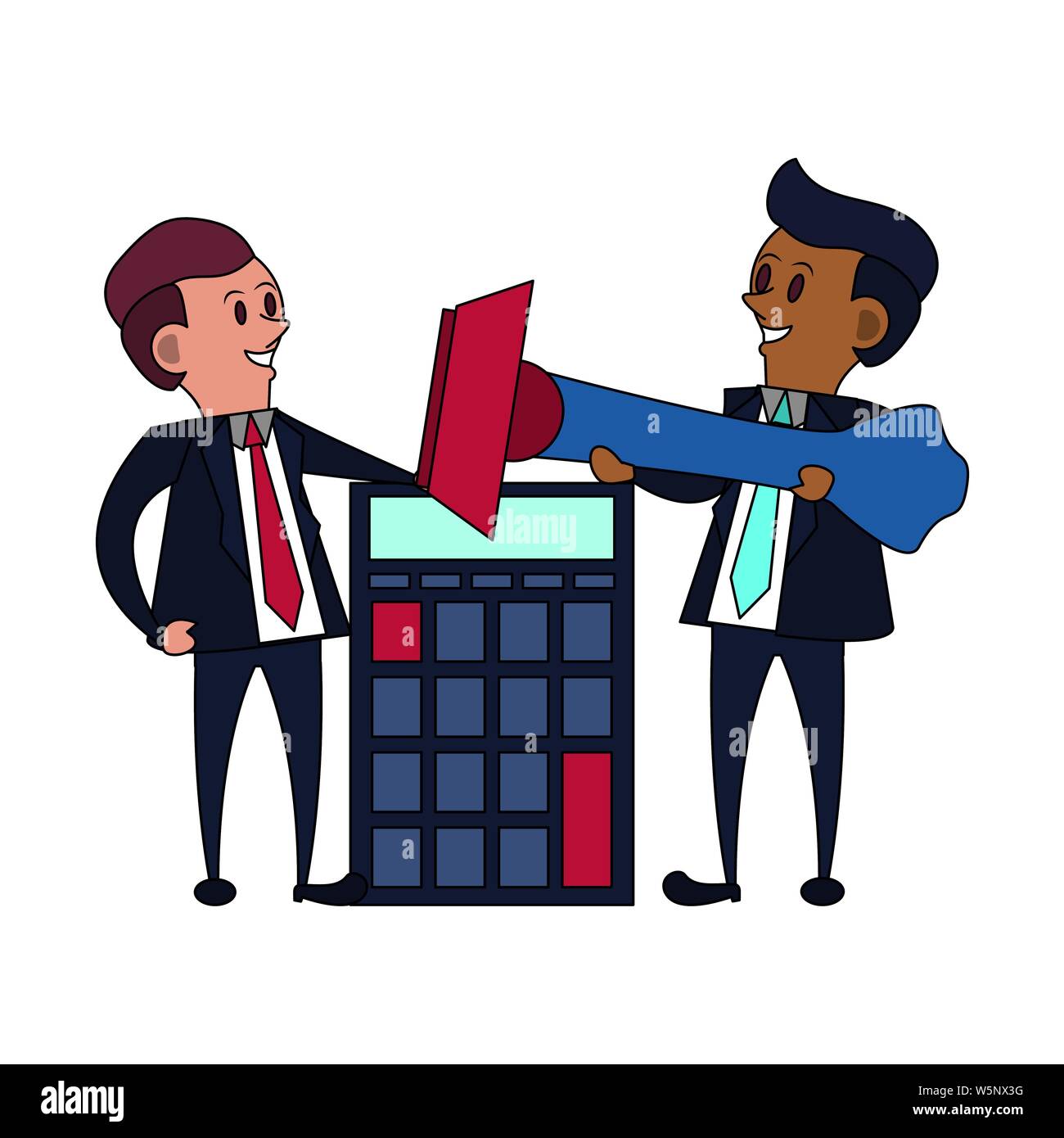 business executive corporate men cartoon Stock Vector Image & Art - Alamy