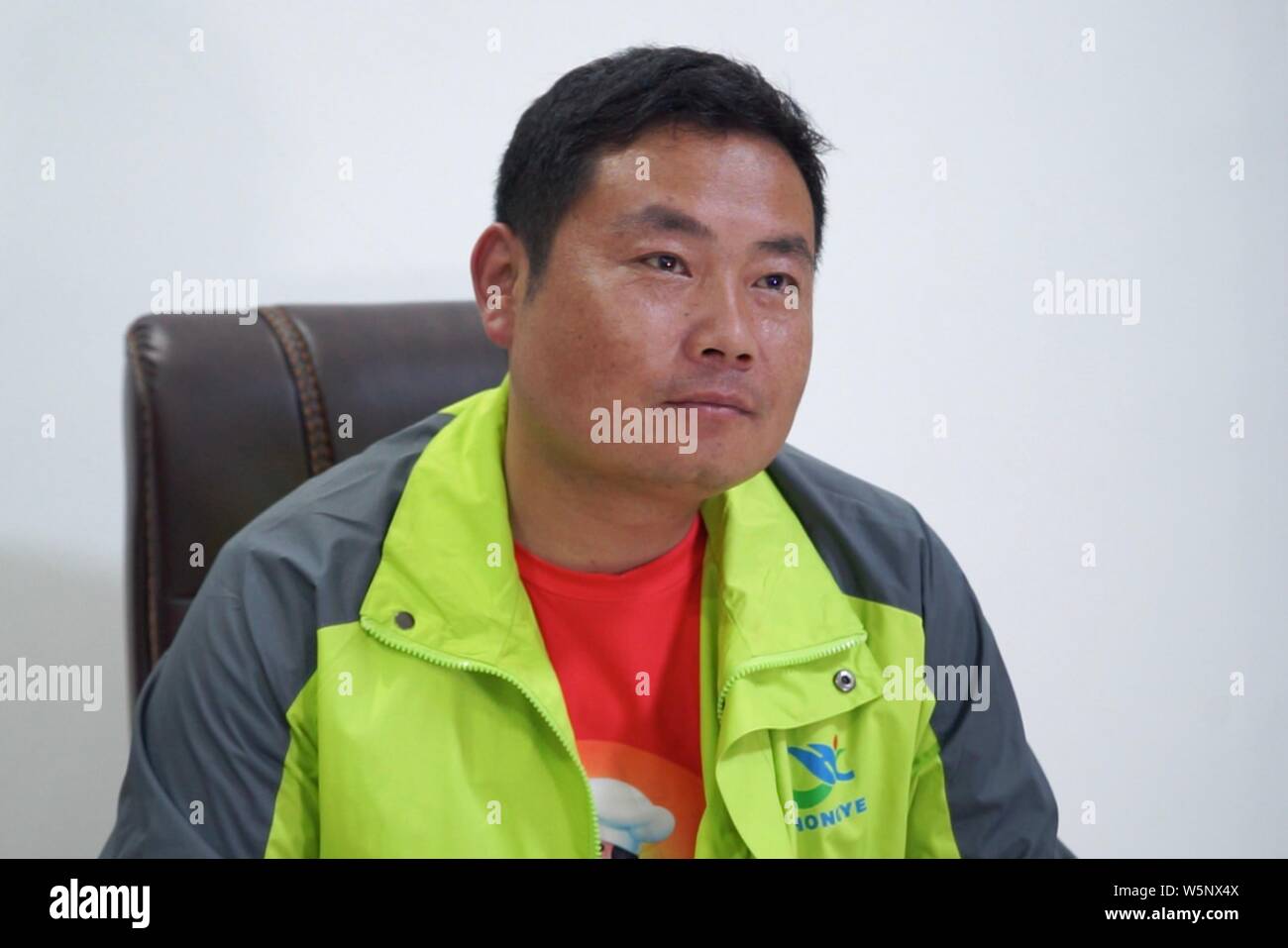 In this undated photo, Chinese man Zhang Kaiwei who created tailored ...