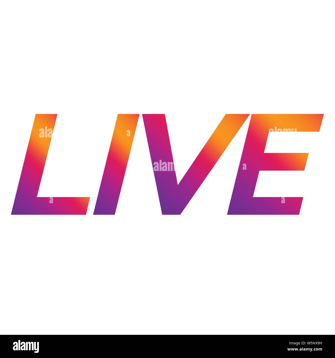 Live Streaming online sign vector design Stock Vector Image & Art - Alamy