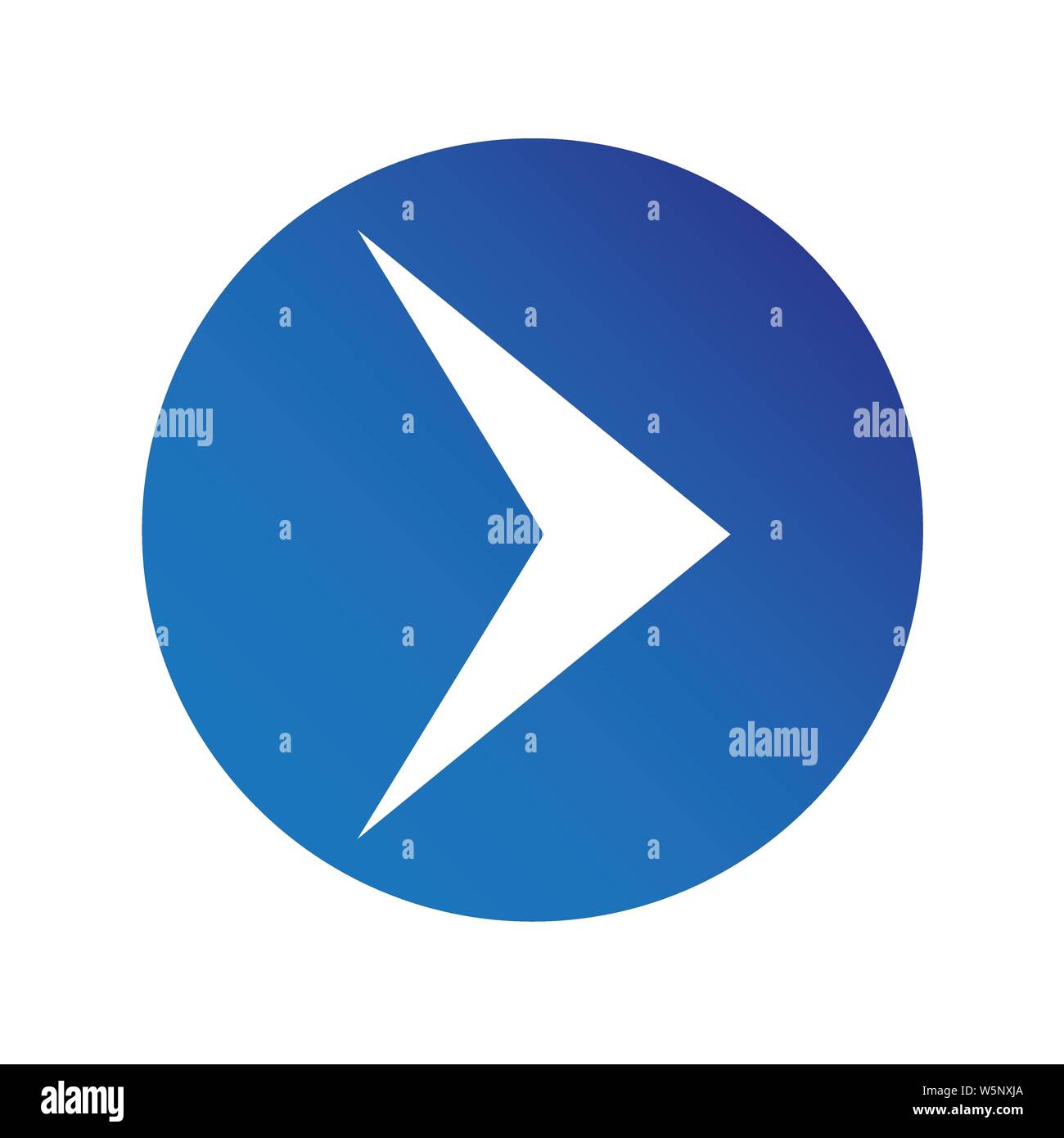 simple arrow sign icon Stock Vector Image & Art - Alamy