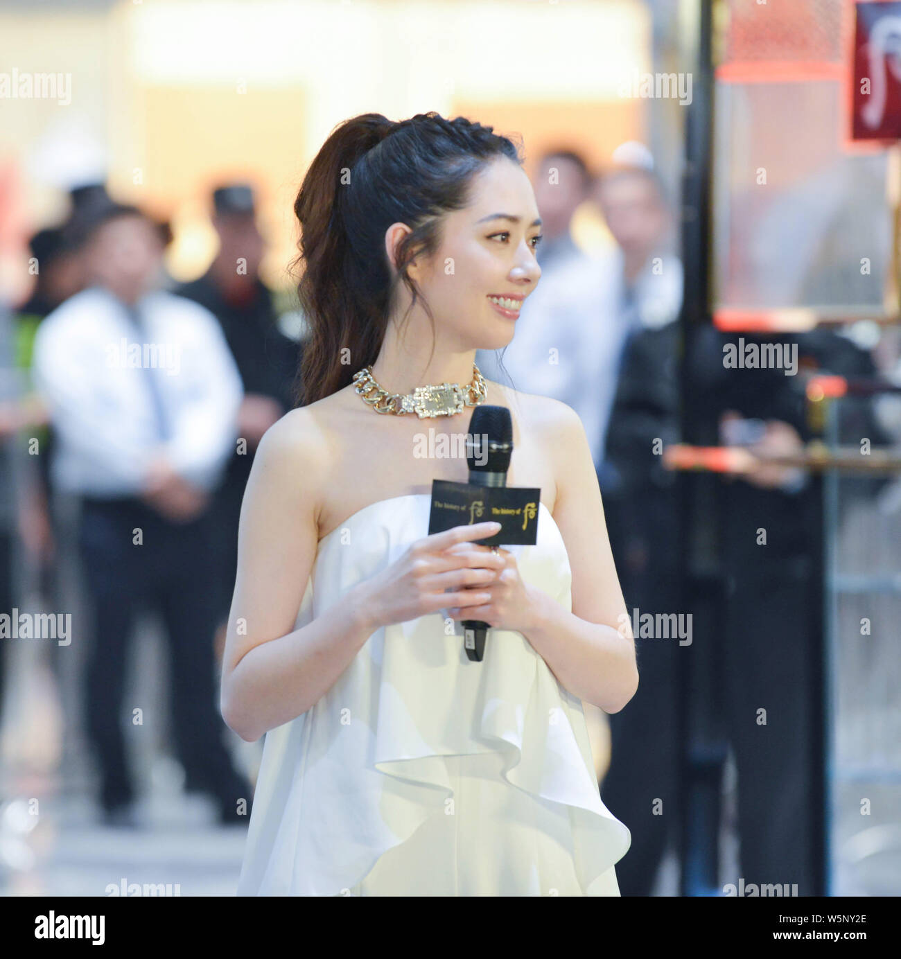 Taiwanese actress Hayden Guo Bi-ting, better known by her English name ...