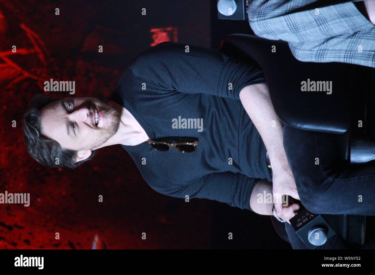 Scottish actor James McAvoy attends a press conference for new movie ...