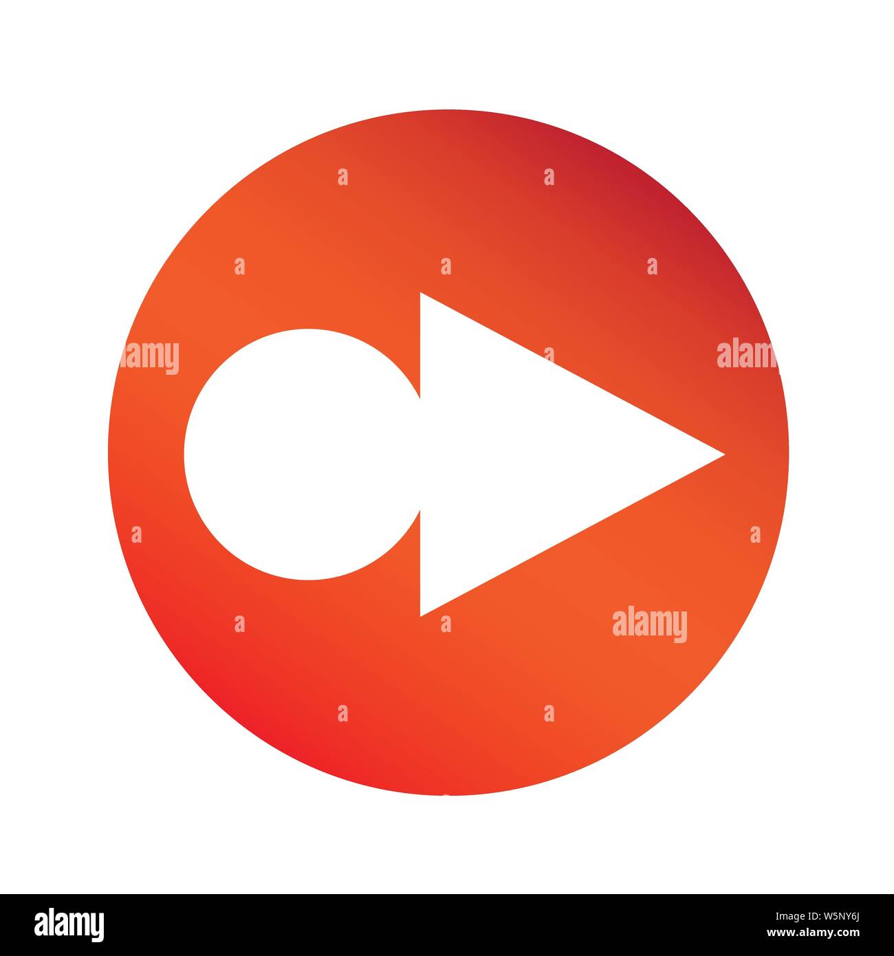 simple arrow sign icon Stock Vector Image & Art - Alamy