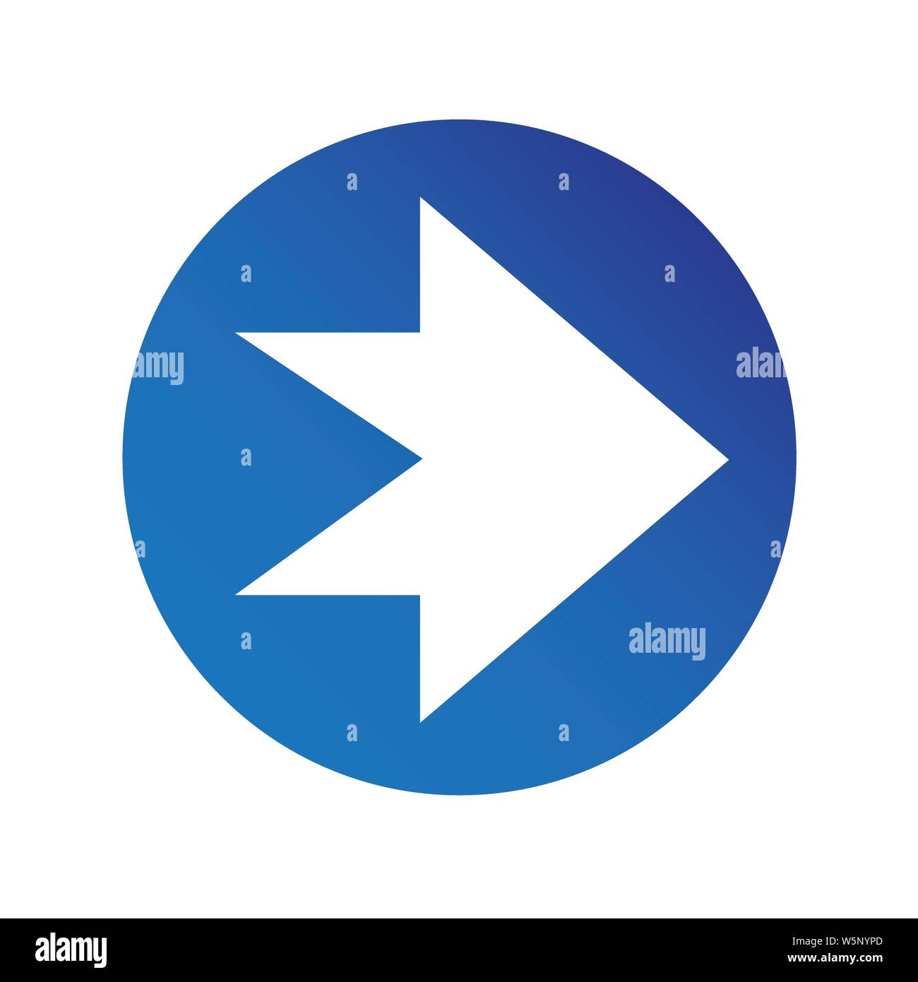 simple arrow sign icon Stock Vector Image & Art - Alamy