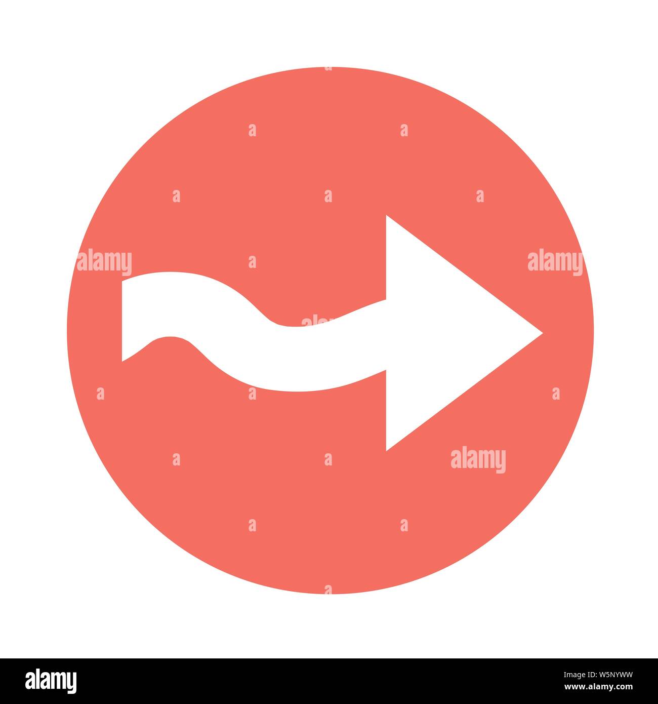 simple arrow sign icon Stock Vector Image & Art - Alamy