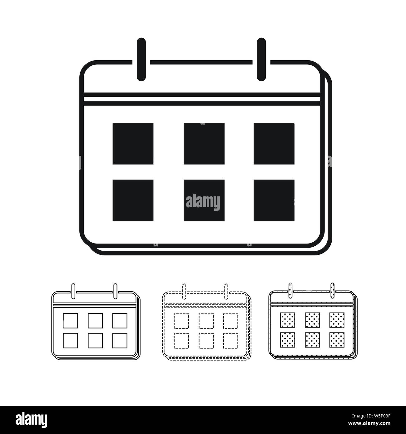 Calendar vector icon Illustration design Stock Vector Image & Art - Alamy