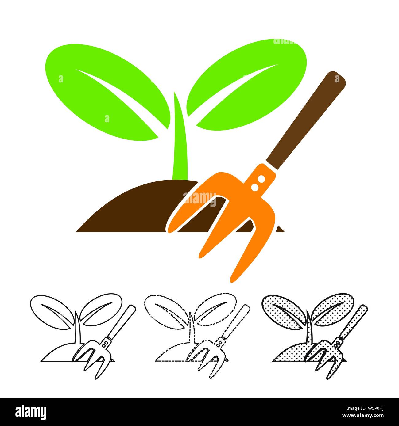 Plant icon vector Stock Vector Image & Art - Alamy