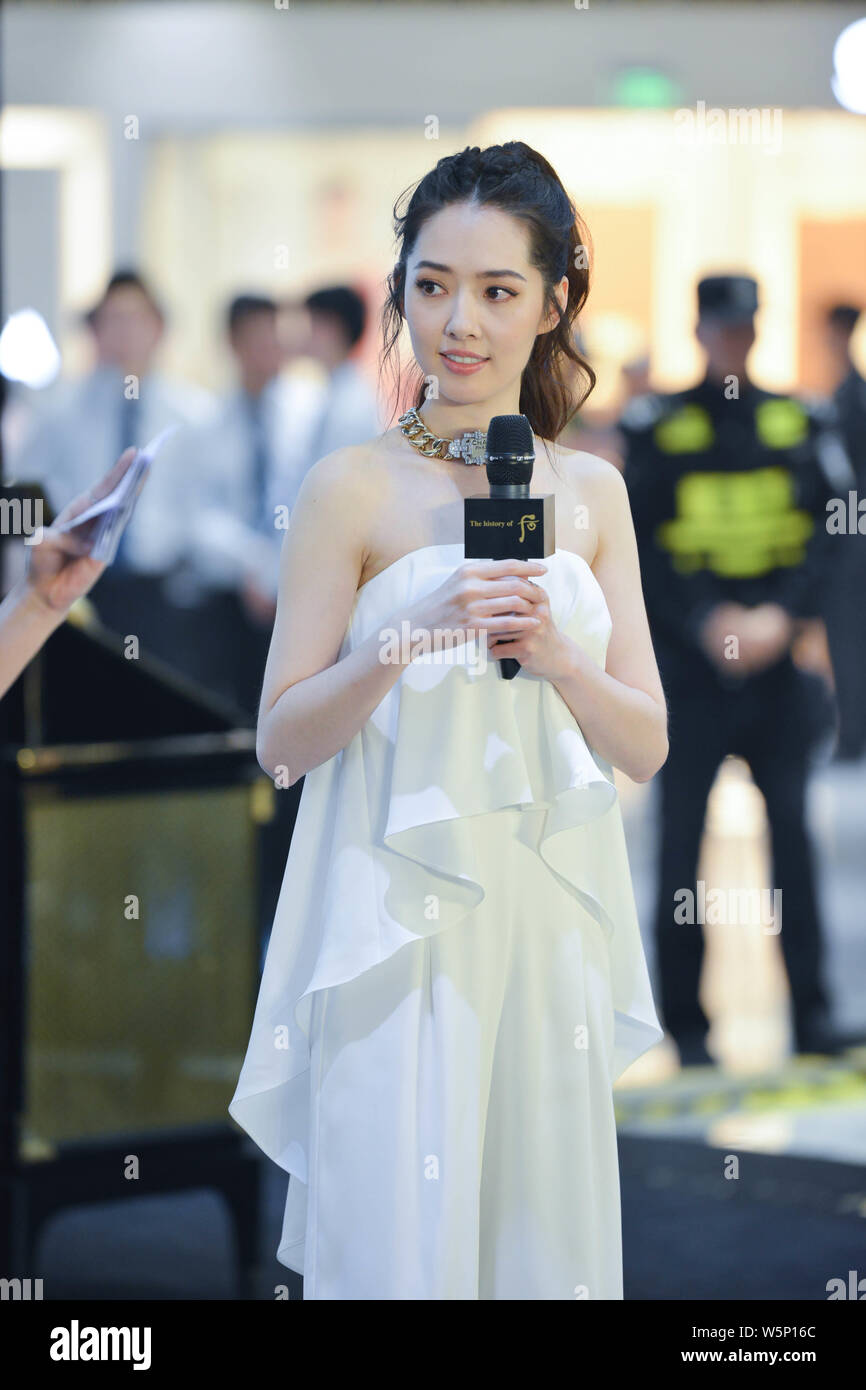 Taiwanese actress Hayden Guo Bi-ting, better known by her English name ...