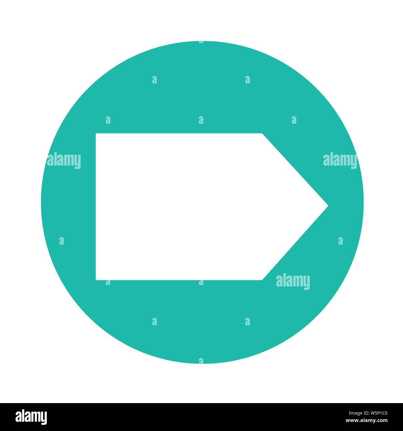 simple arrow sign icon Stock Vector Image & Art - Alamy