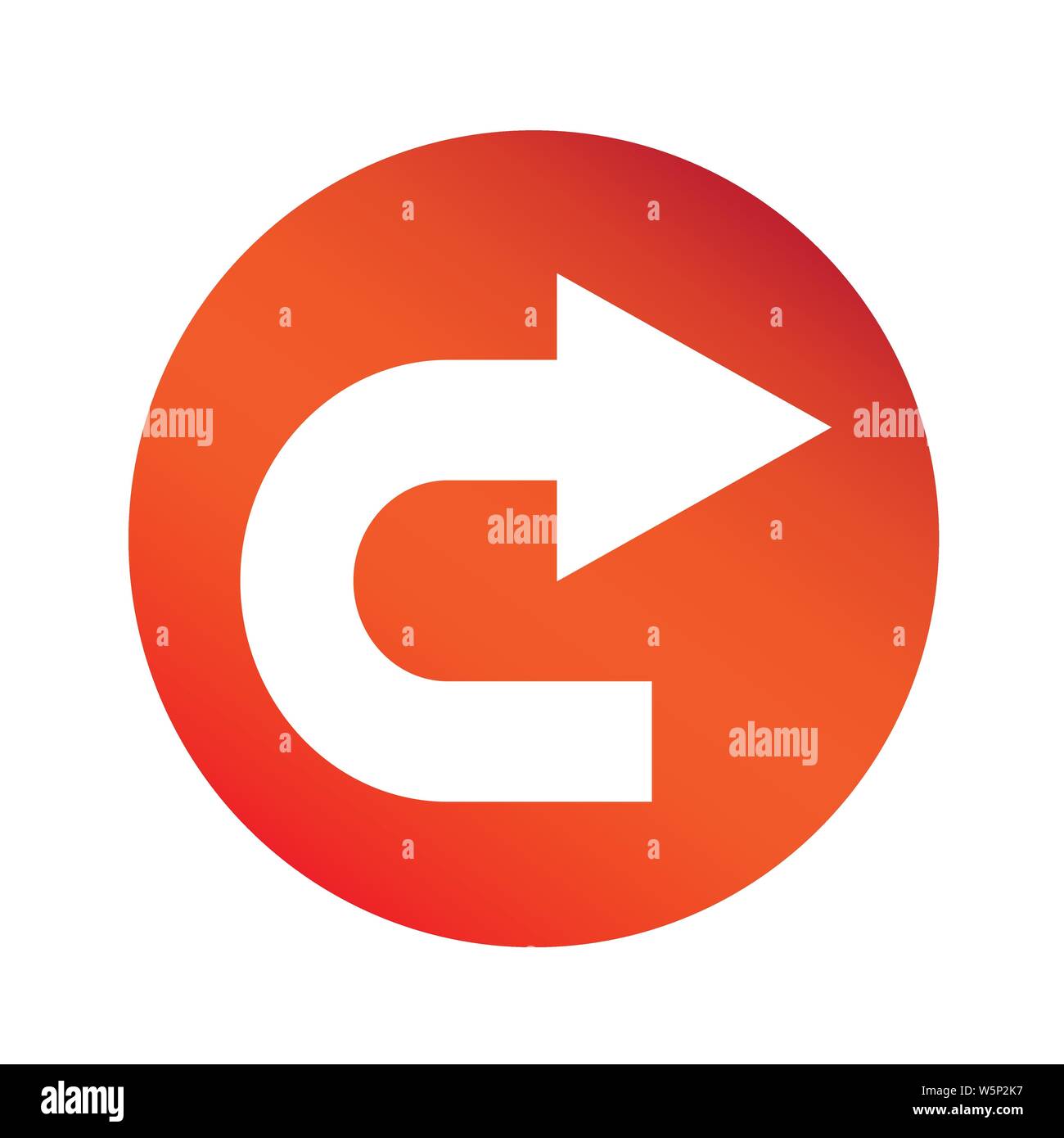 simple arrow sign icon Stock Vector Image & Art - Alamy