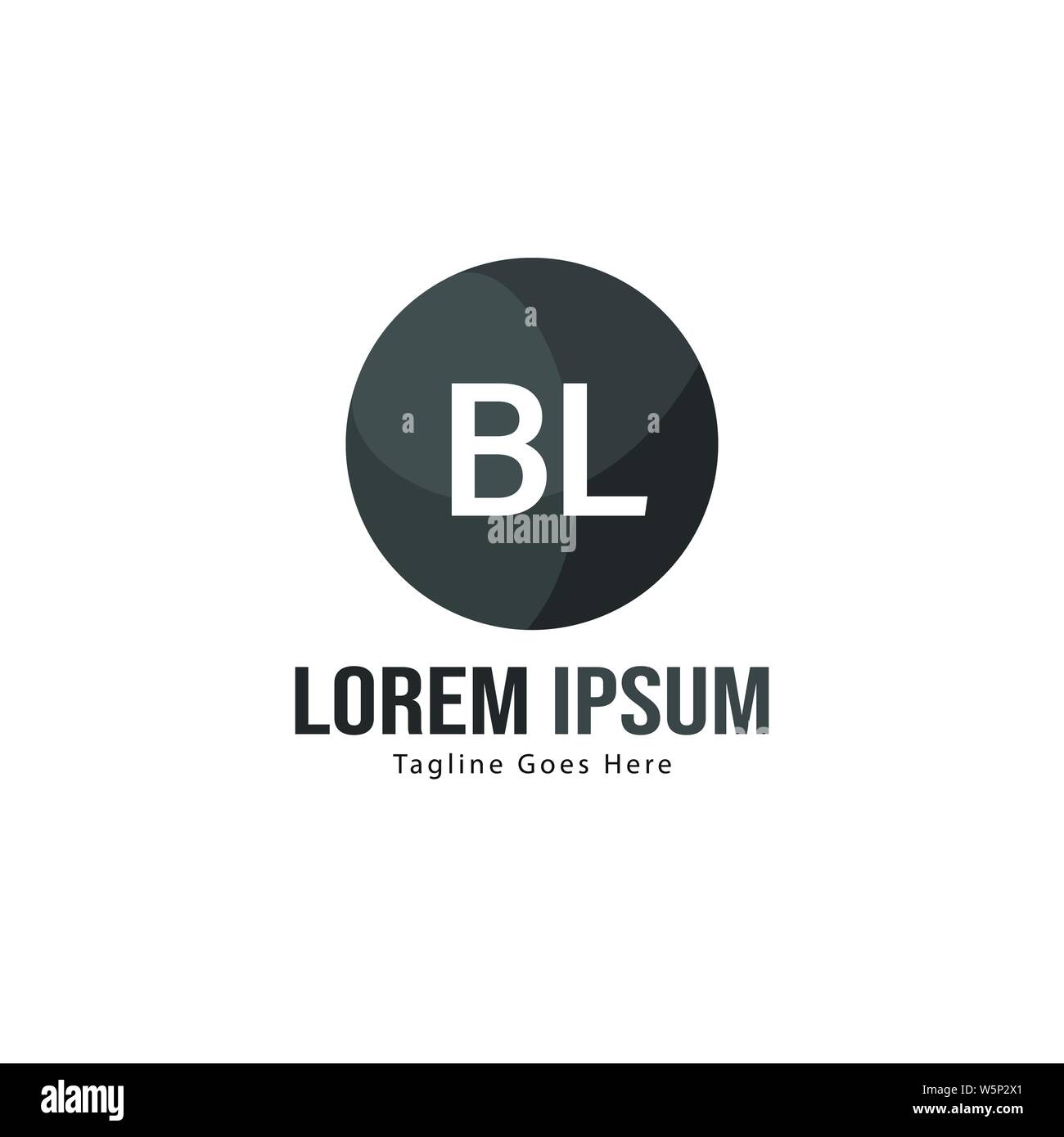 BL Letter Logo Design. Creative Modern BL Letters Icon Illustration ...
