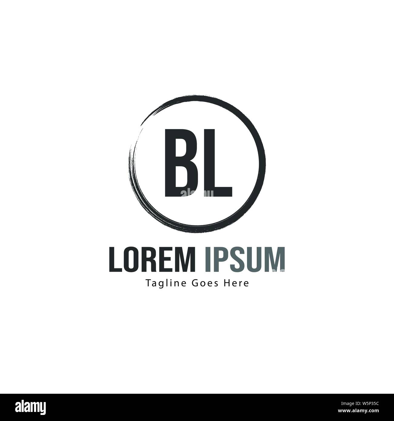 BL Letter Logo Design. Creative Modern BL Letters Icon Illustration ...