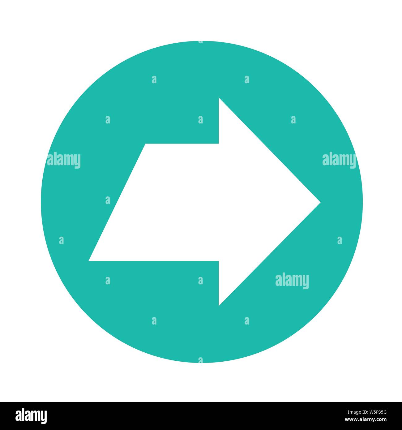 simple arrow sign icon Stock Vector Image & Art - Alamy
