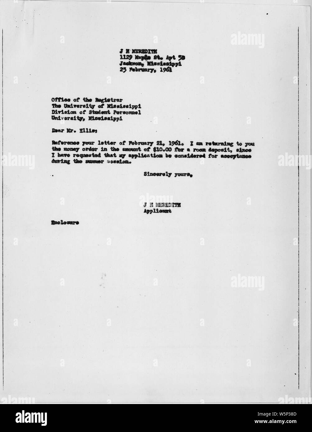 James meredith february hi-res stock photography and images - Alamy