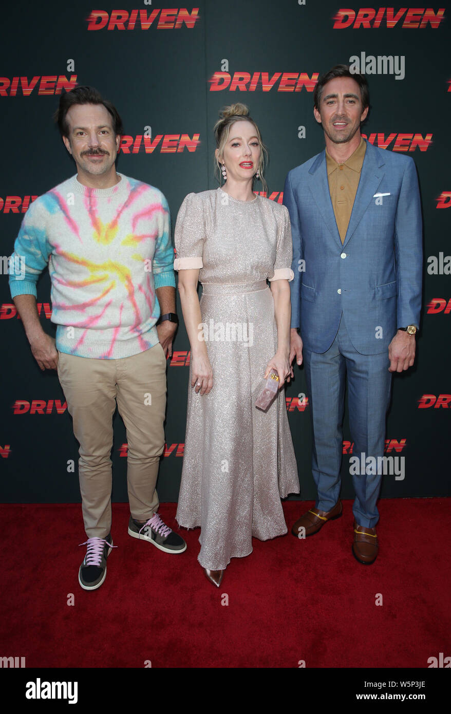 Hollywood, Ca. 29th July, 2019. Jason Sudeikis, Judy Greer, Lee Pace ...