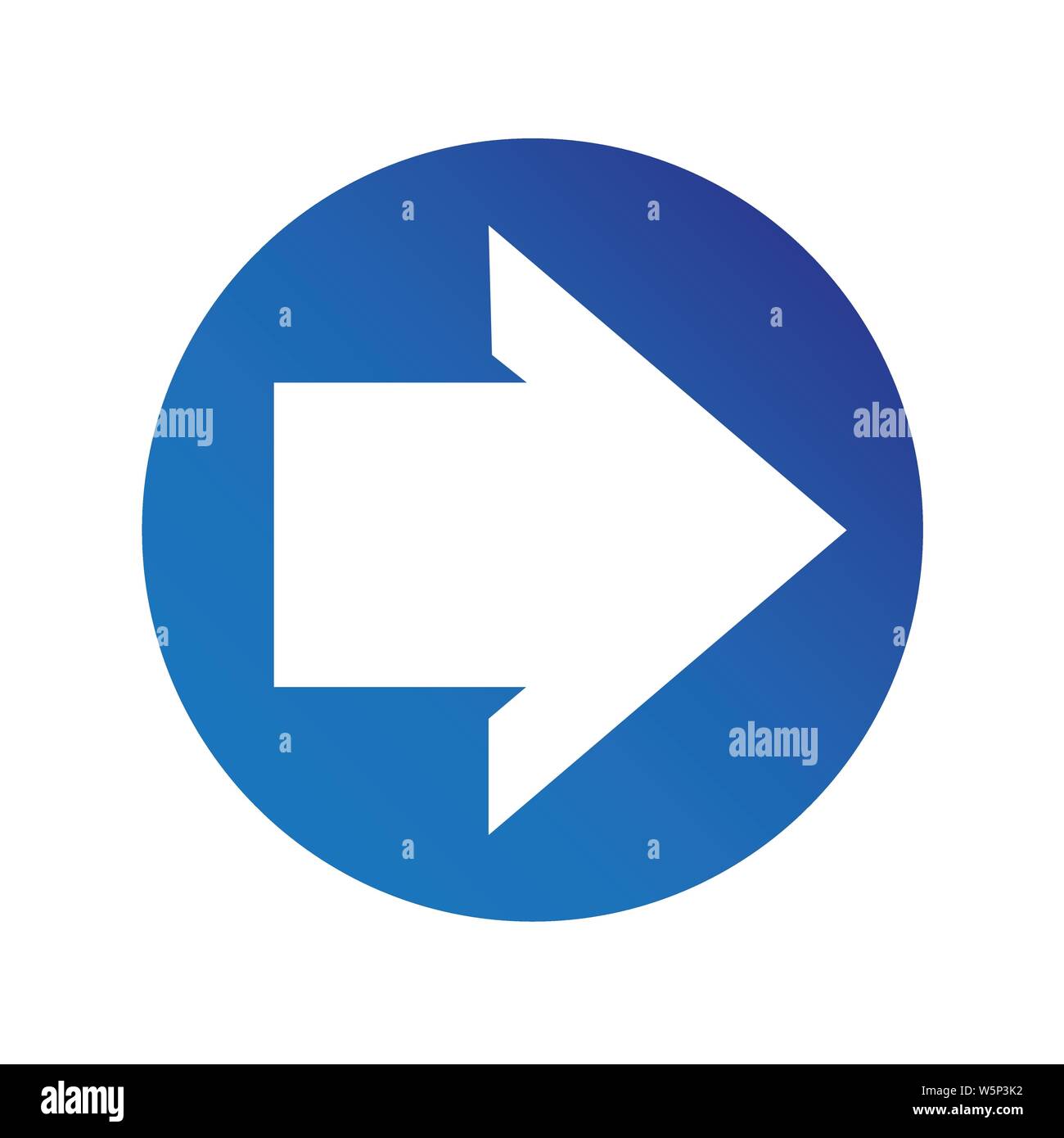 simple arrow sign icon Stock Vector Image & Art - Alamy