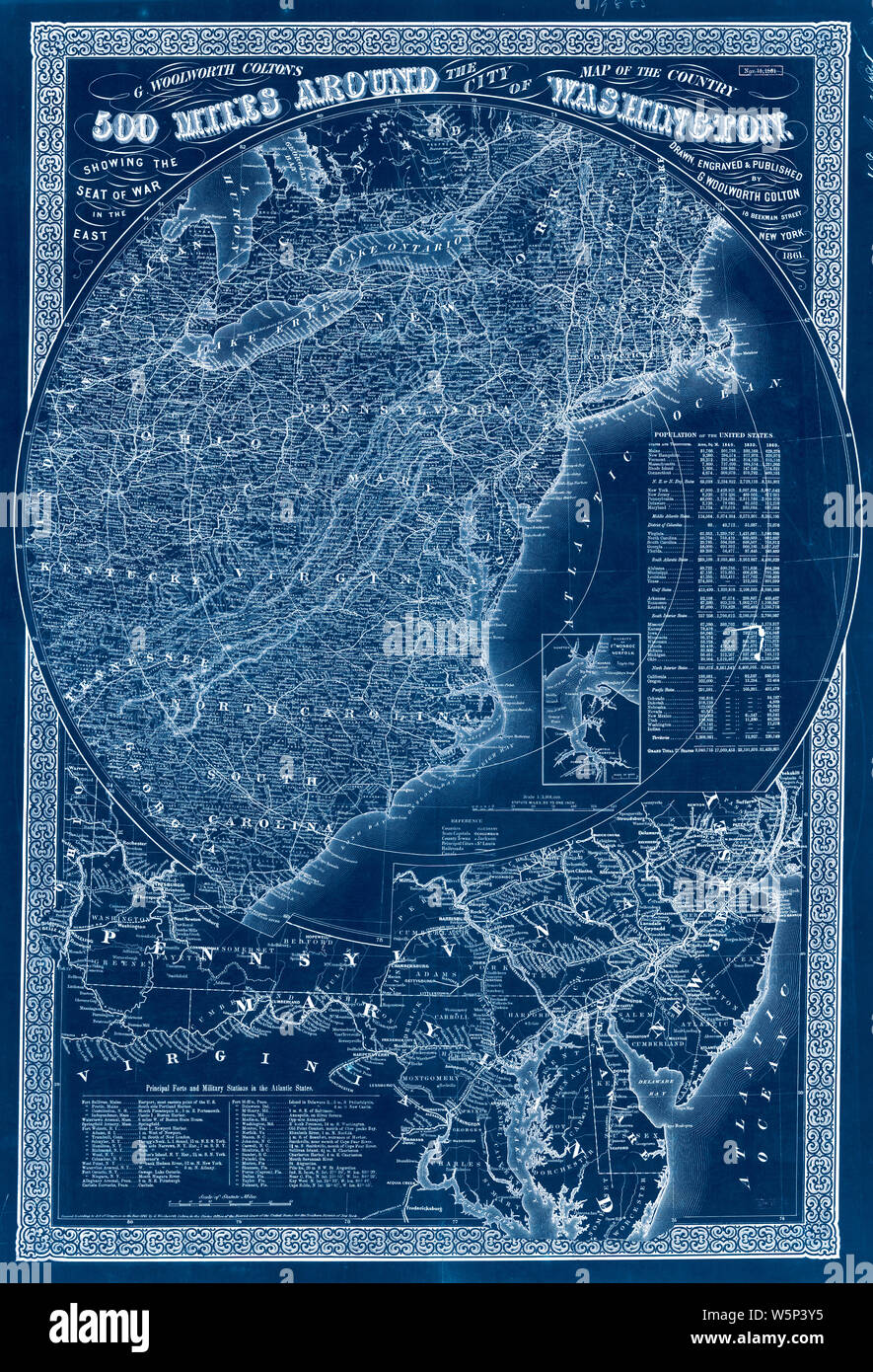 Map of miles washington hi-res stock photography and images - Alamy