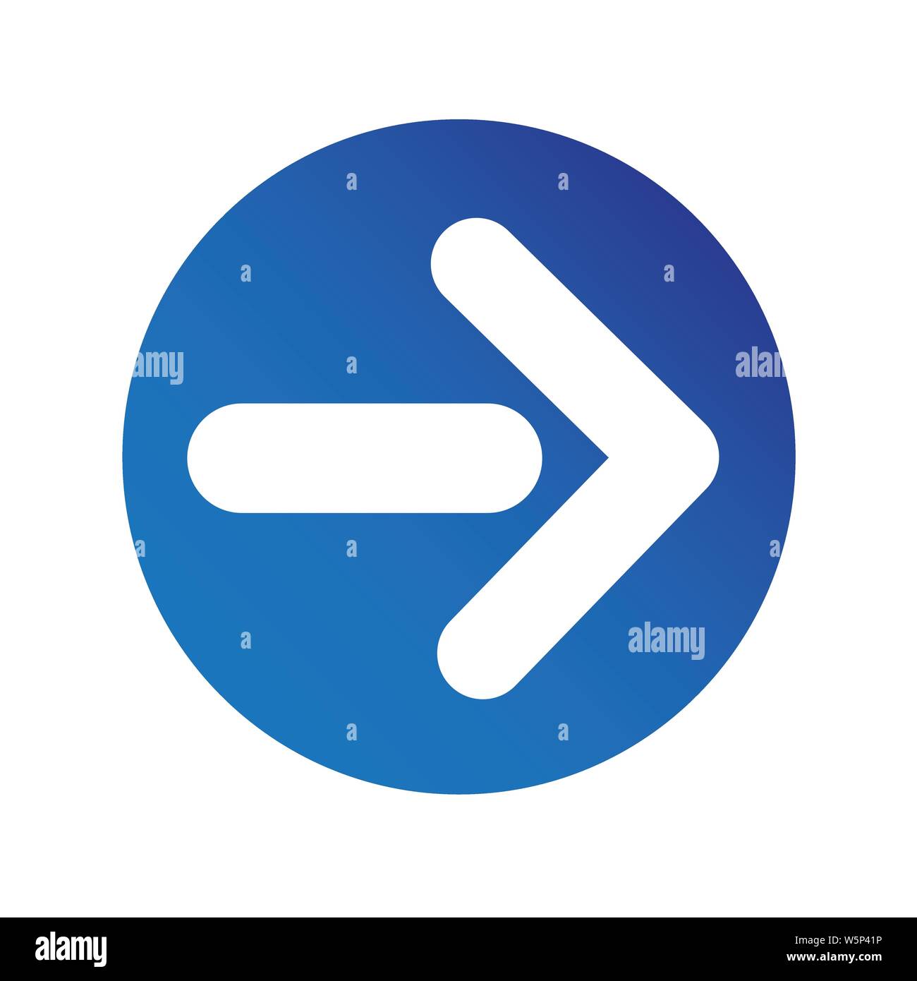 simple arrow sign icon Stock Vector Image & Art - Alamy