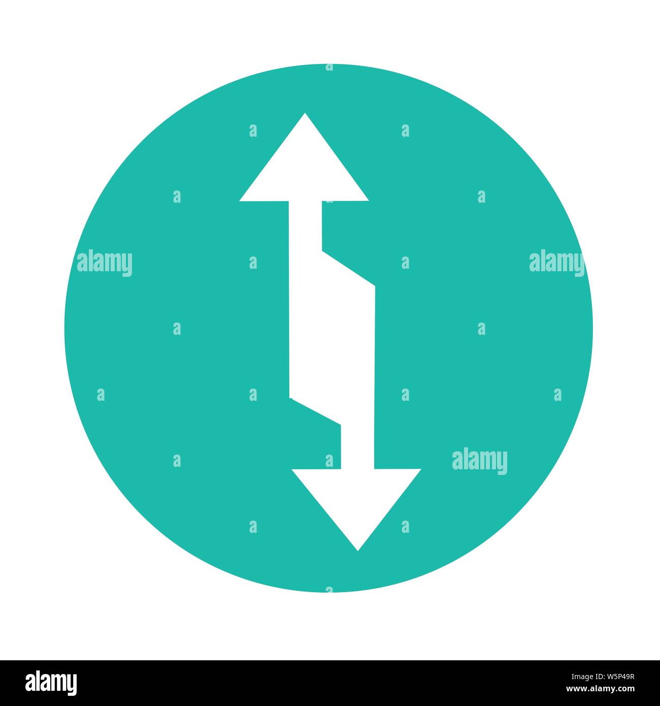 simple arrow sign icon Stock Vector Image & Art - Alamy