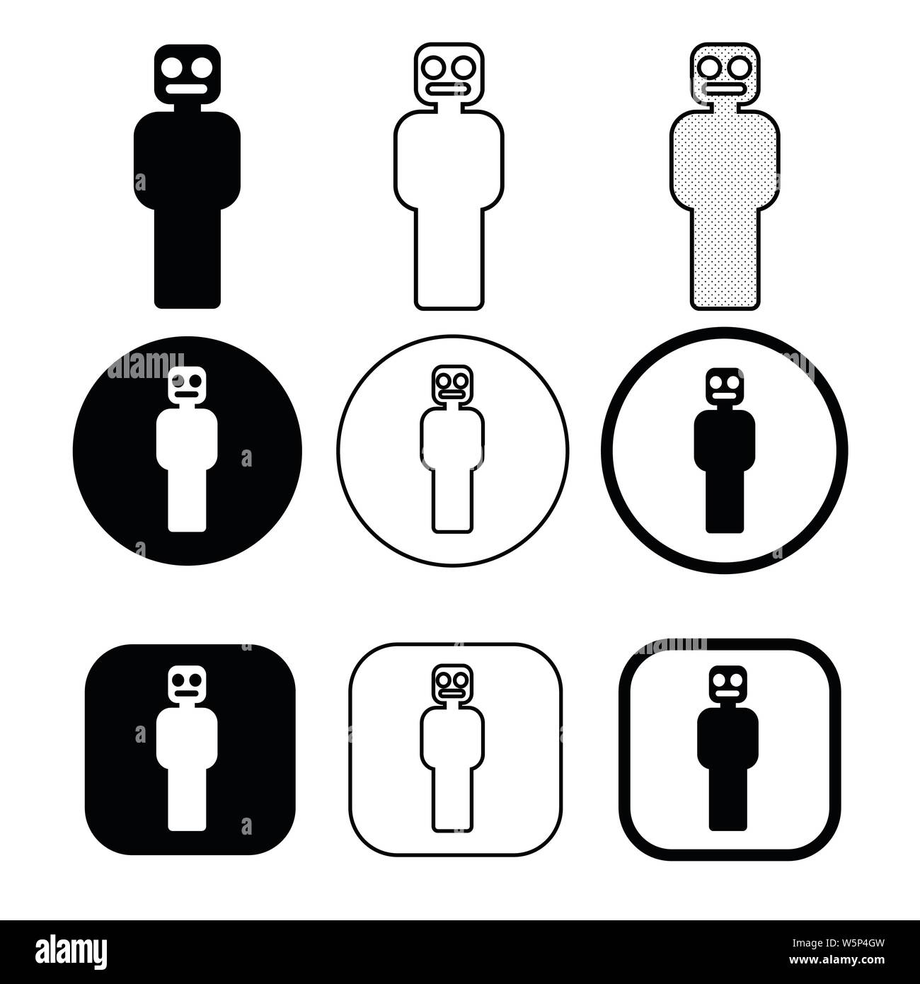 Set sign of People icon Stock Vector Image & Art - Alamy