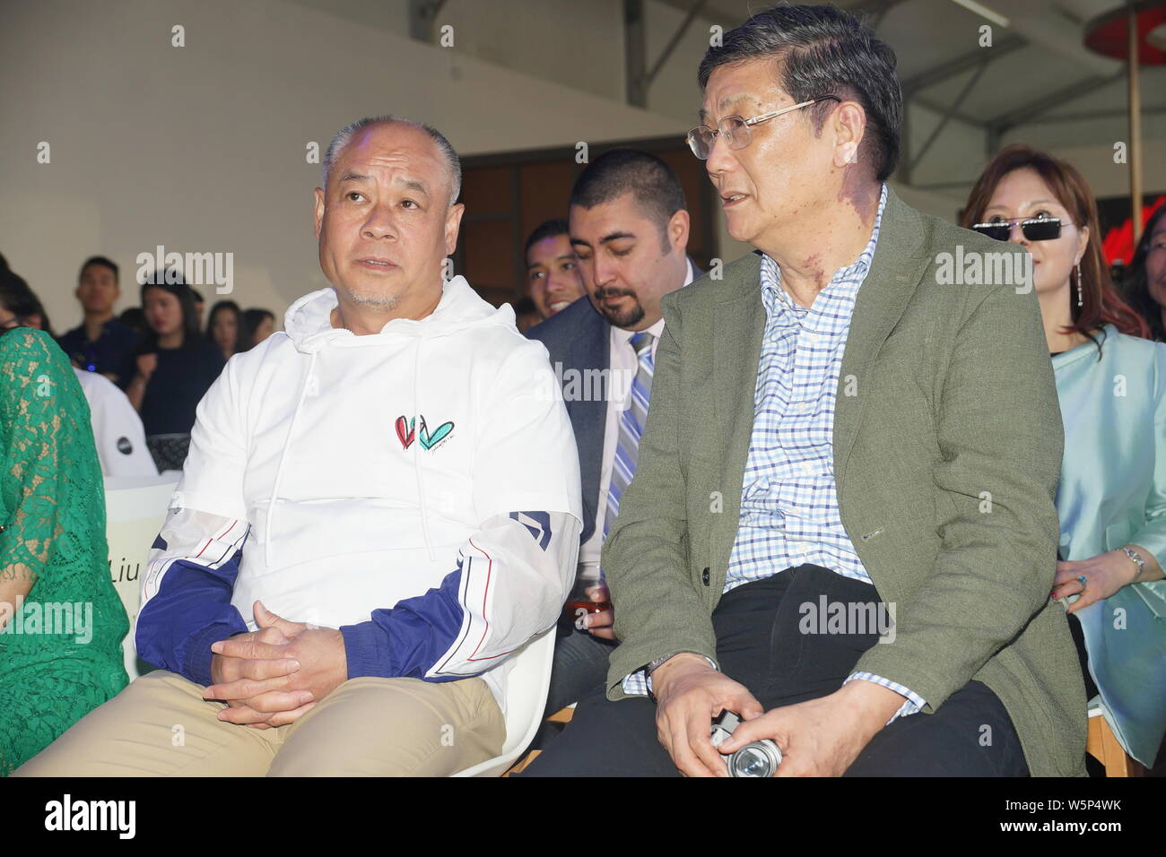 Retired Chinese gymnast Li Ning, founder of sportswear company Li-Ning ...