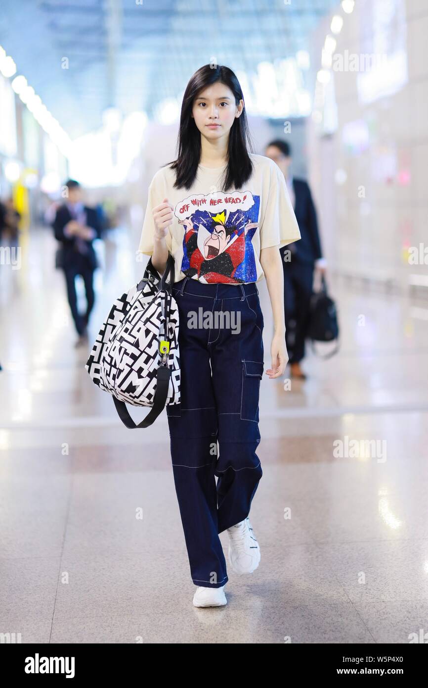 Chinese supermodel Ming Xi, also known as Xi Mengyao, arrives at the ...