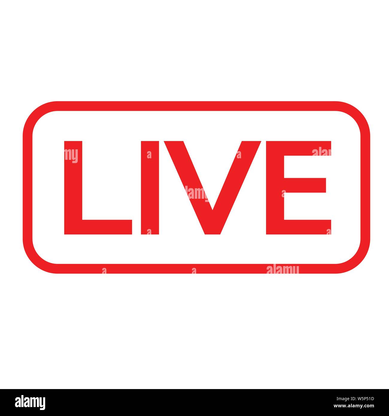 Live Streaming online sign vector design Stock Vector Image & Art - Alamy