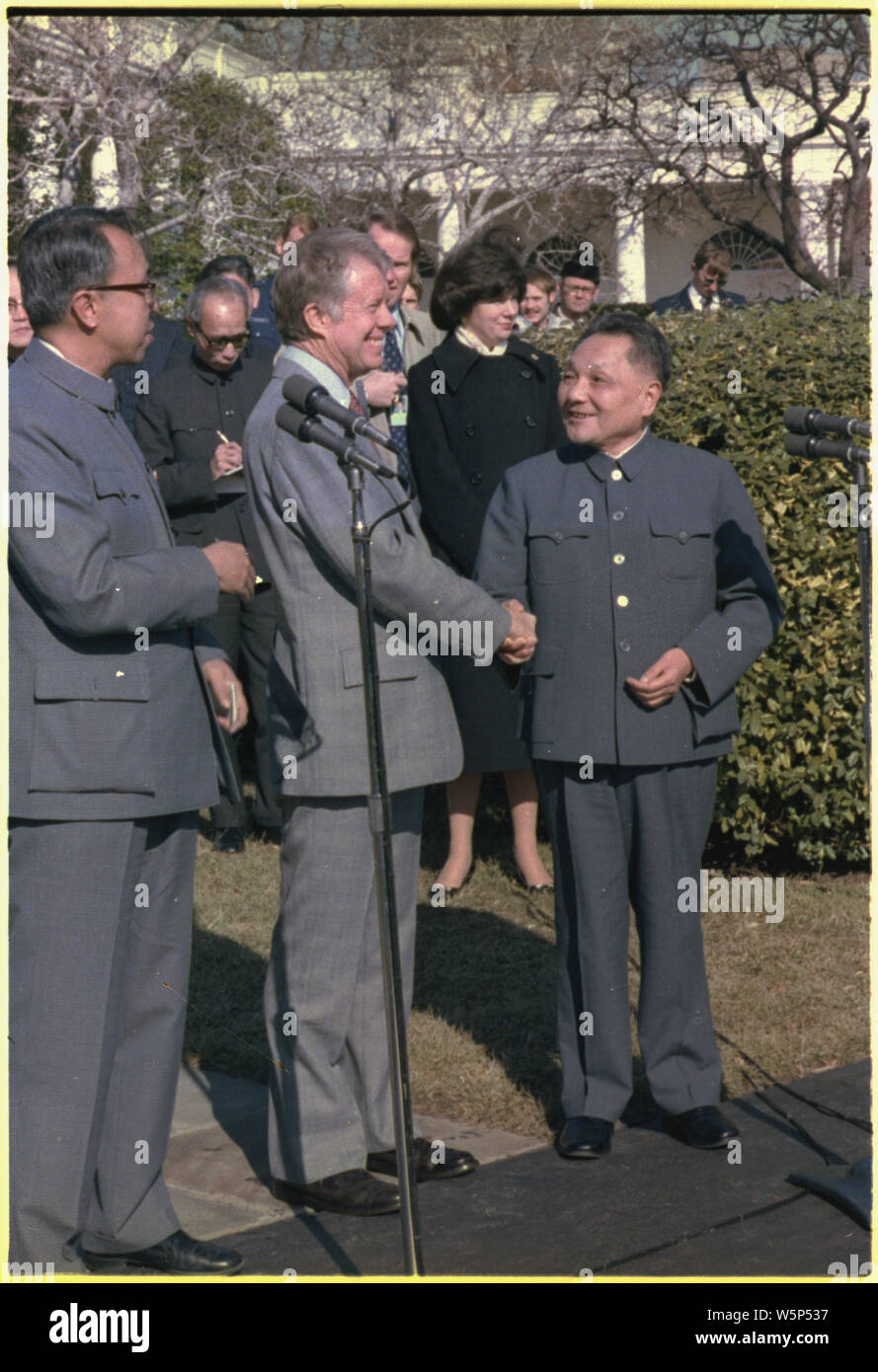 Deng xiaoping jimmy carter hi-res stock photography and images - Alamy