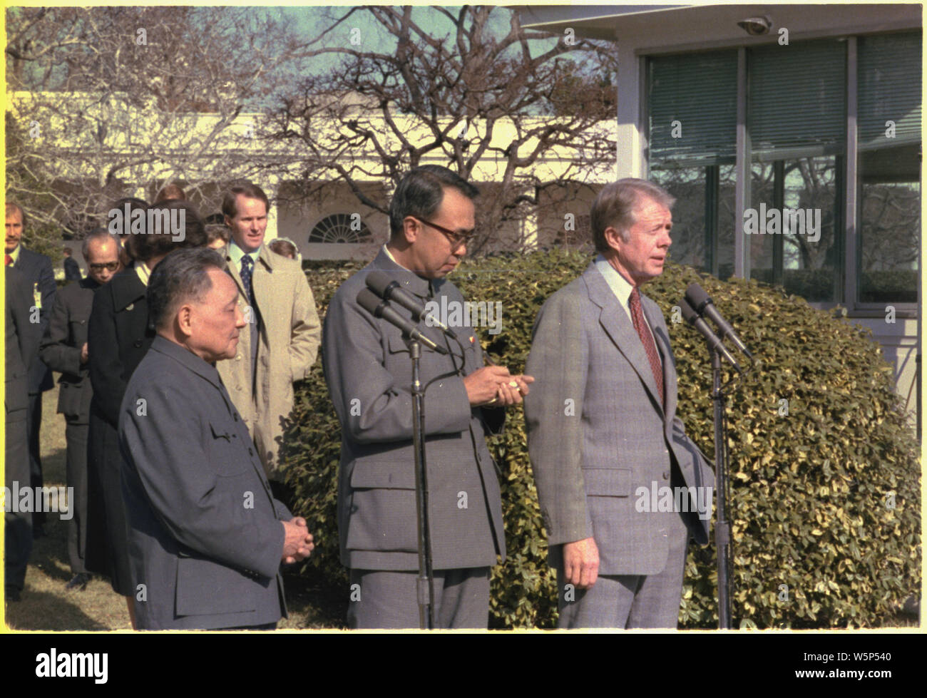 Jimmy Carter and Deng Xiaoping Stock Photo - Alamy