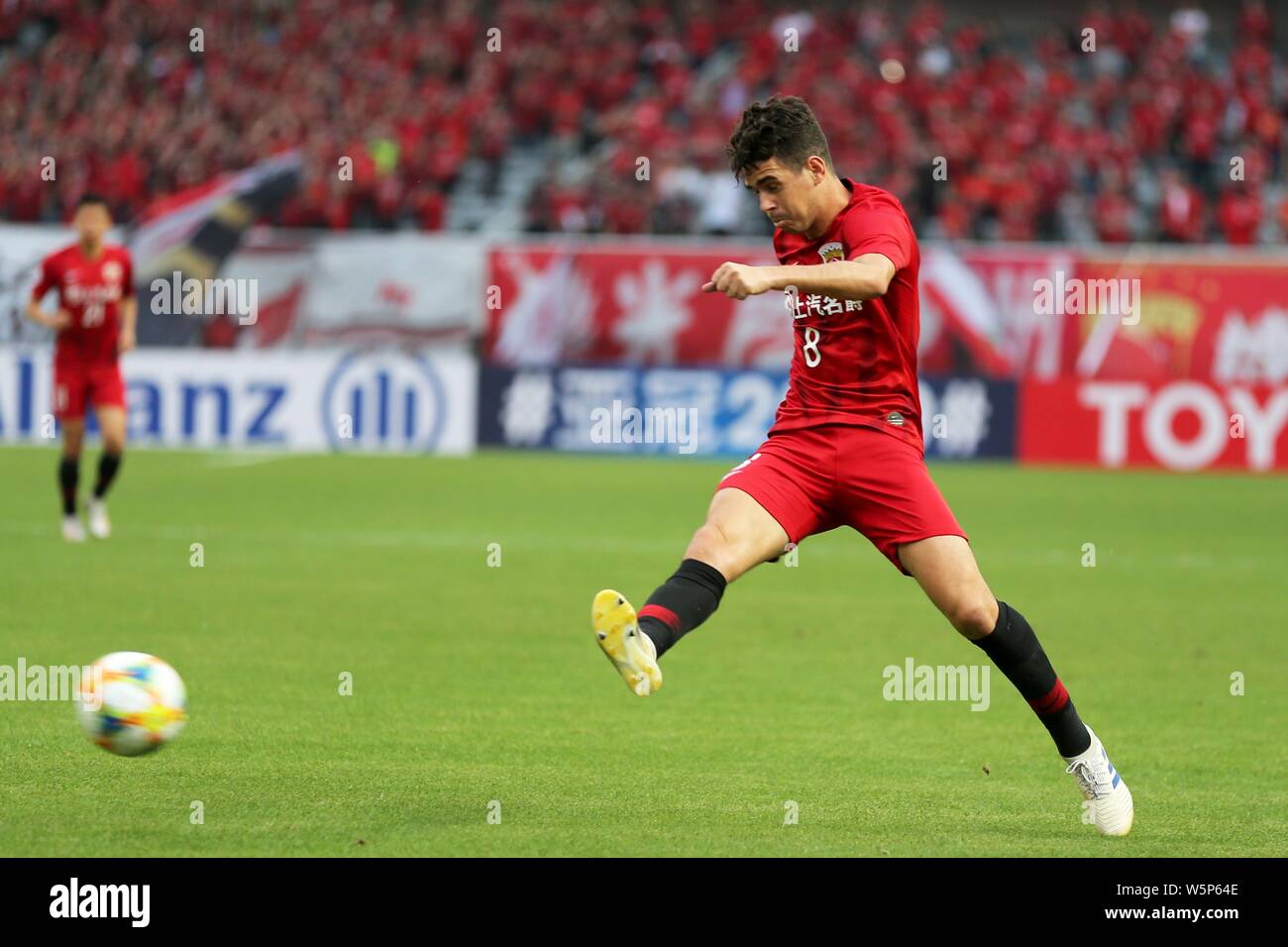 Brazilian football player Oscar dos Santos Emboaba Junior, better known ...