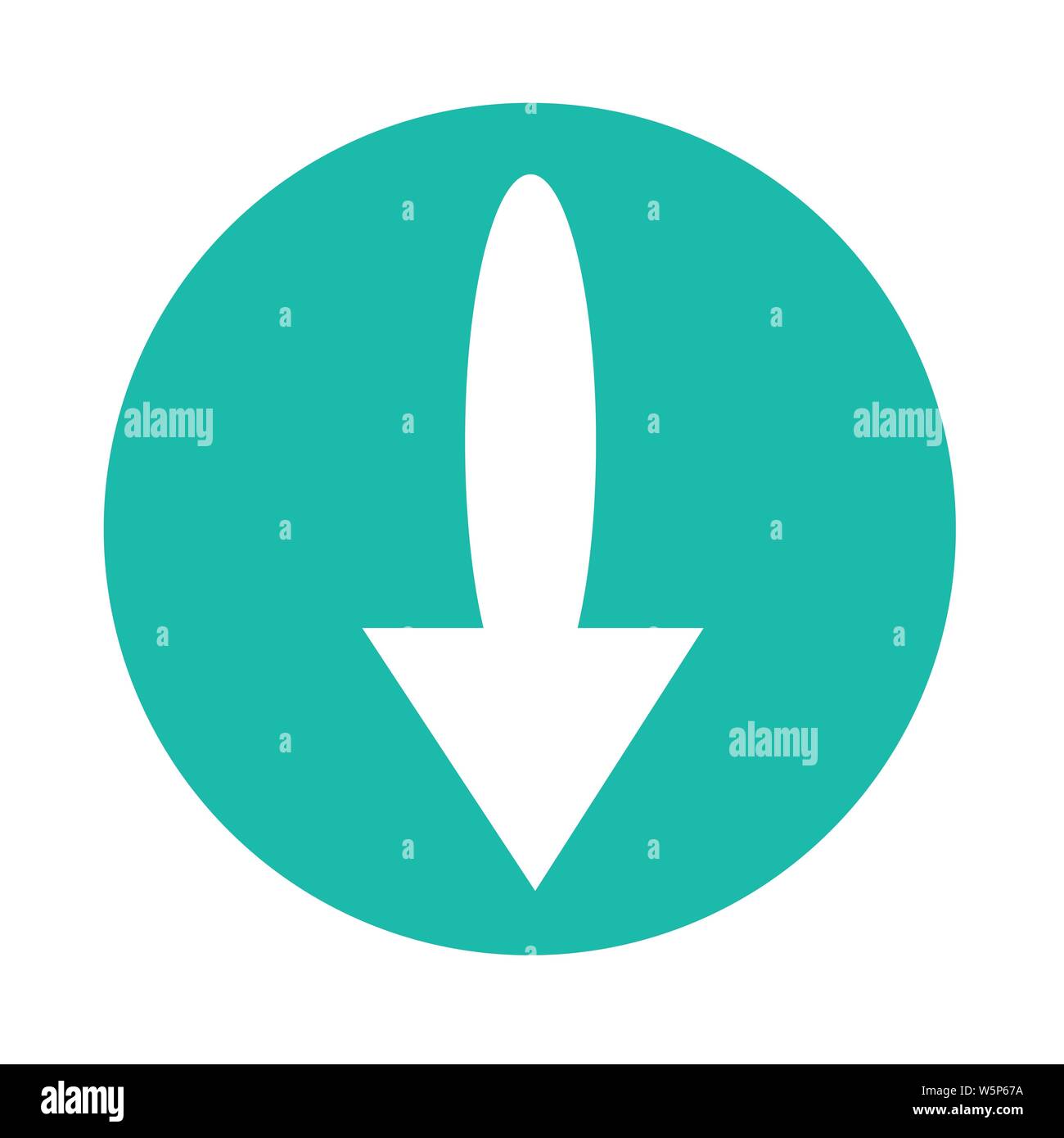 simple arrow sign icon Stock Vector Image & Art - Alamy