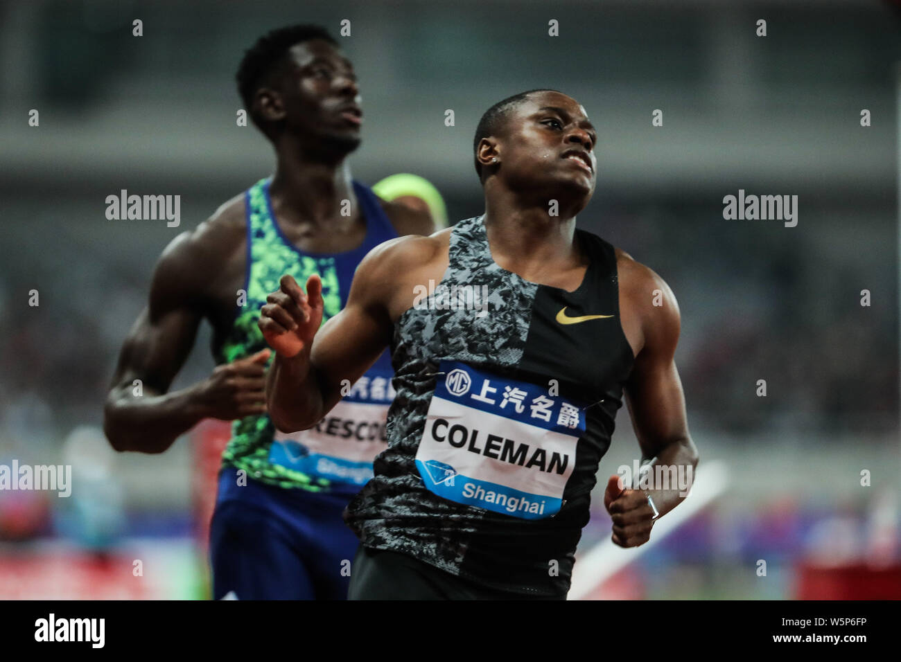 American professional track and field athlete Noah Lyles celebrates ...