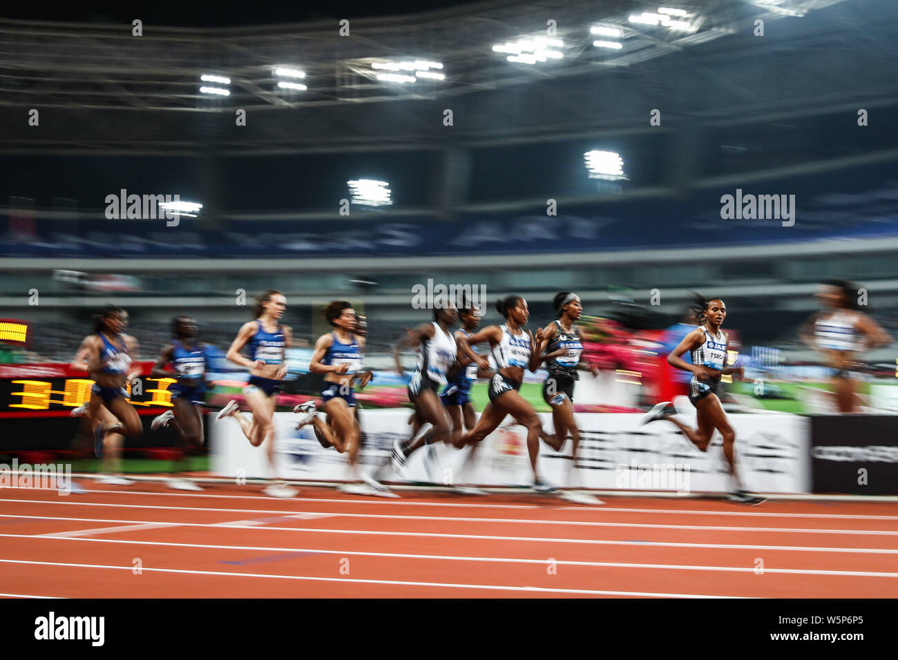 Moroccan middle-distance runner Rababe Arafi competes in the 1500m ...