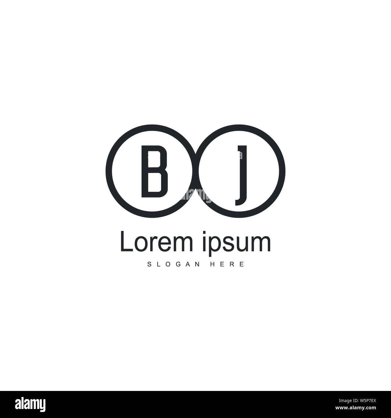 BJ Letter Logo Design. Creative Modern BJ Letters Icon Illustration design Stock Vector Image ...