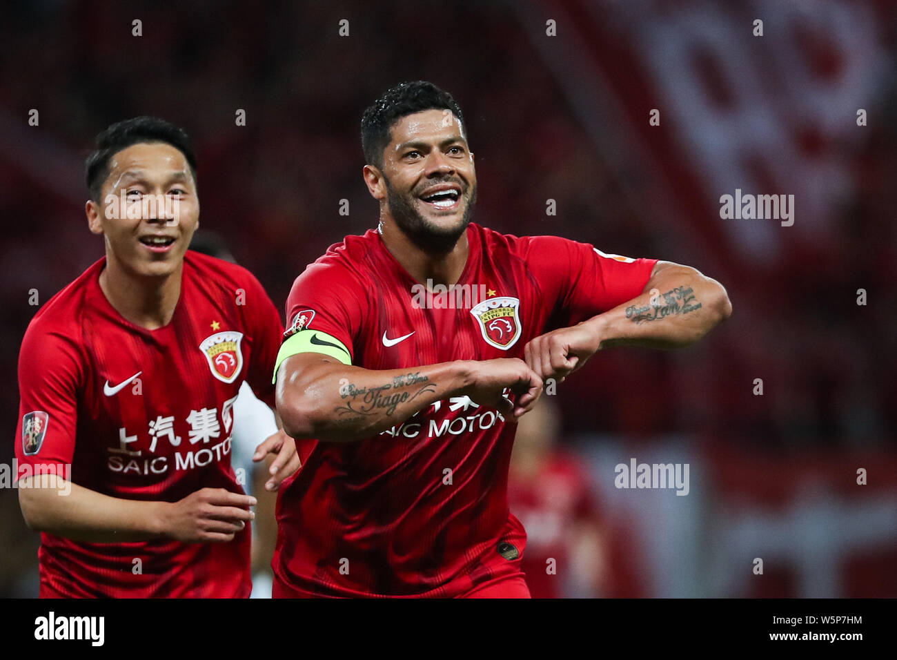 Brazilian football player Givanildo Vieira de Sousa, known as Hulk, of ...