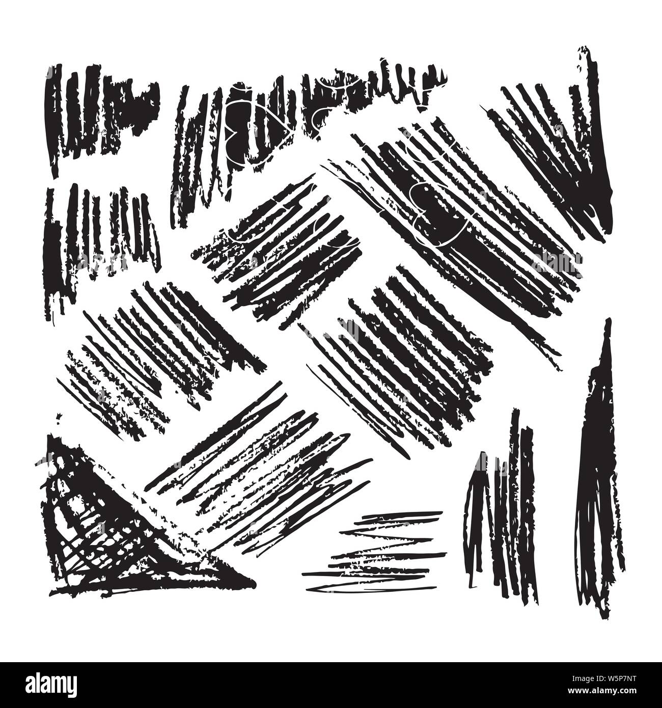 hand drawn brush stroke ink sketch line Stock Vector Image & Art - Alamy