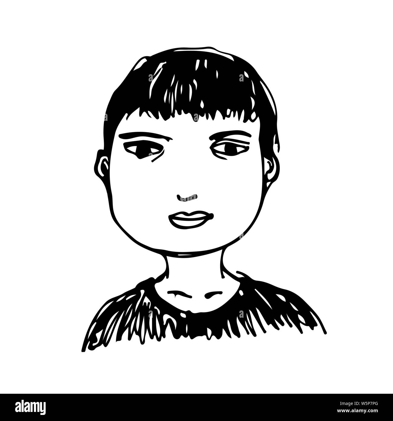 People face hand draw Stock Vector Image & Art - Alamy