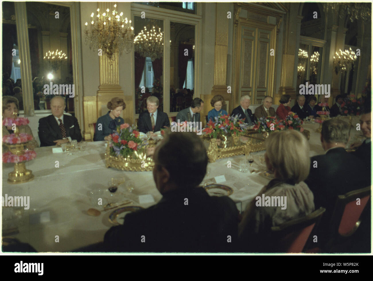 Jimmy Carter and Rosalynn Carter at a luncheon in the Royal Palace of ...
