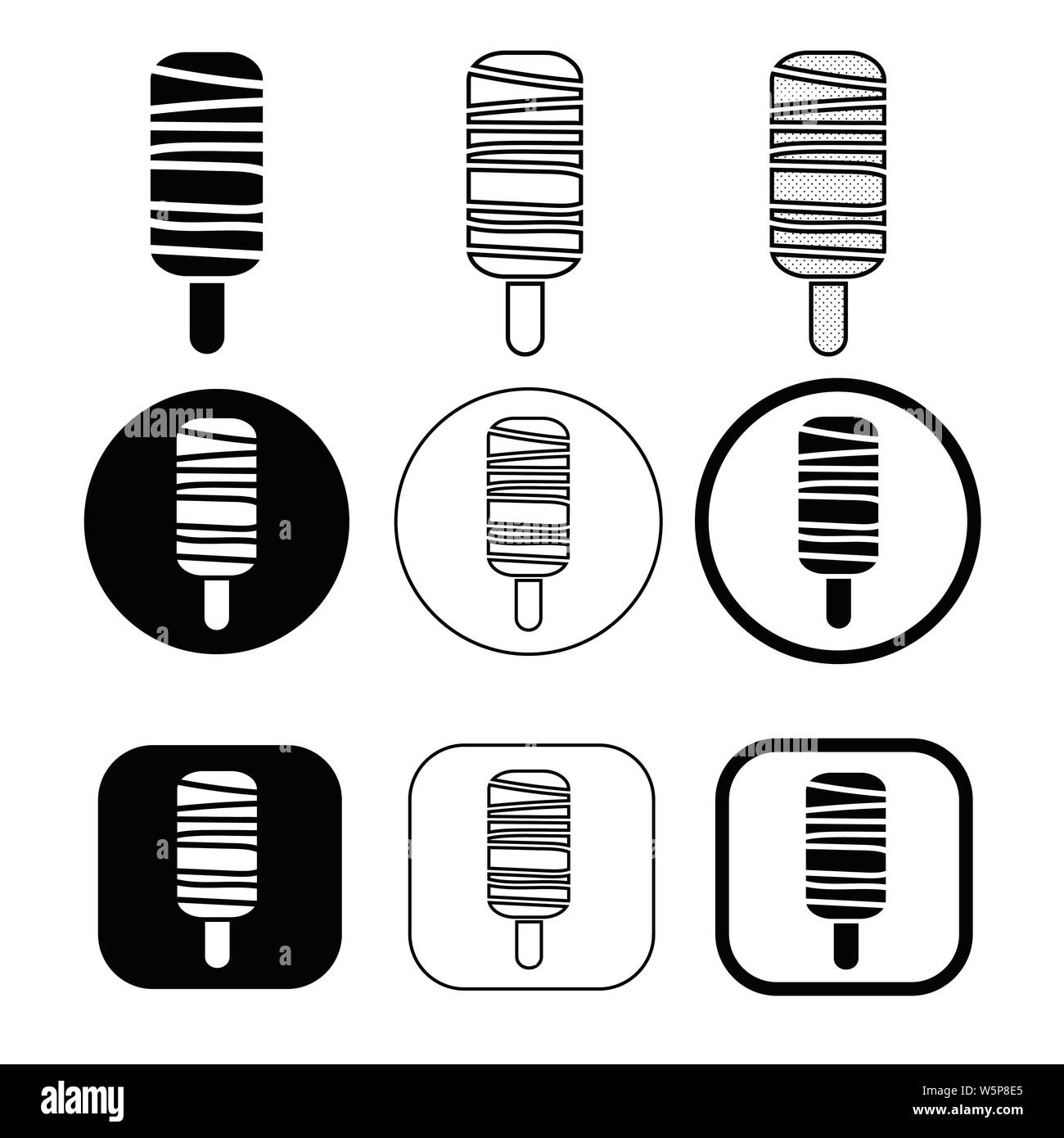 set of simple Ice Cream icon Stock Vector Image & Art - Alamy