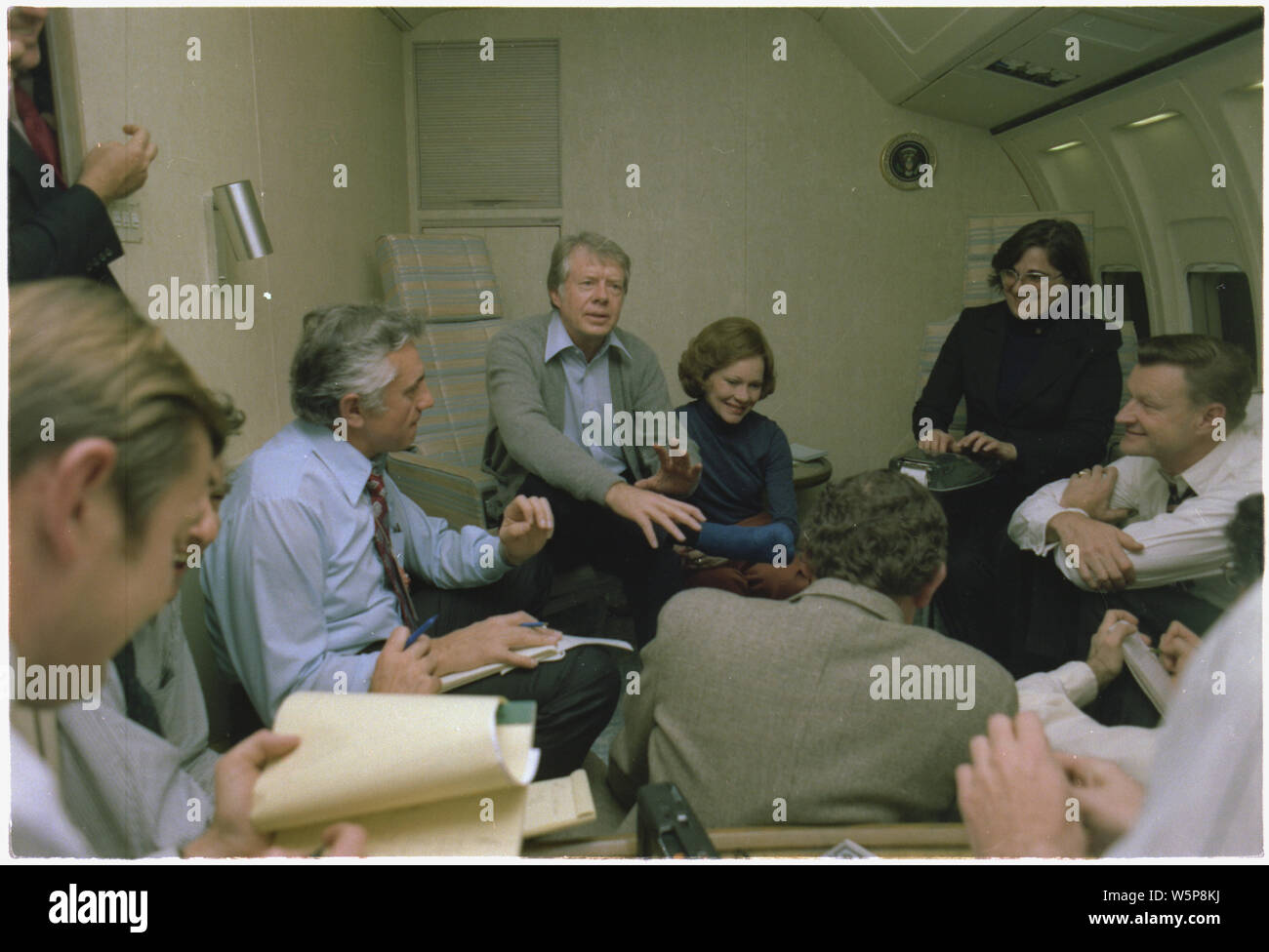 Jimmy Carter and Rosalynn Carter participates in a press conference ...