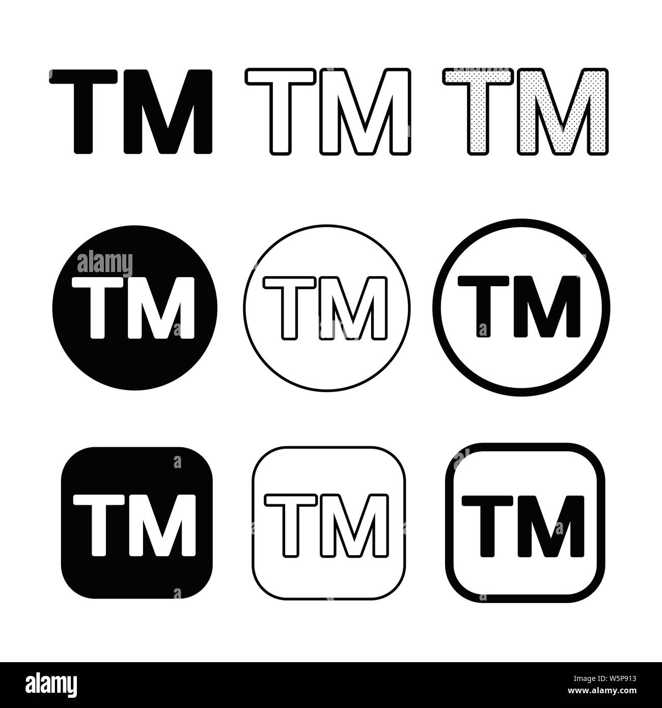 Trademarked vector vectors hi-res stock photography and images - Alamy