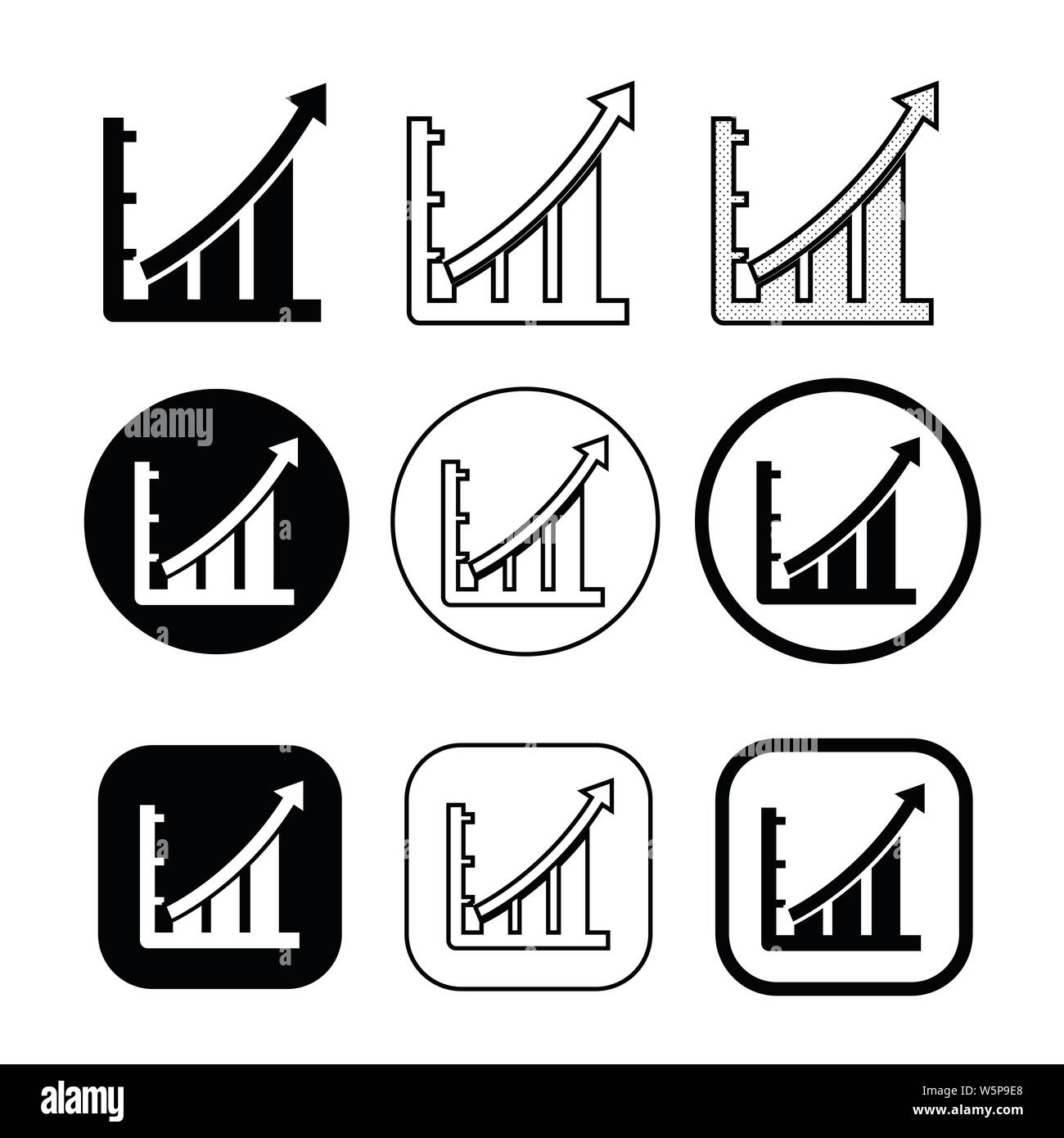 Simple set of diagram and graph icon Stock Vector Image & Art - Alamy