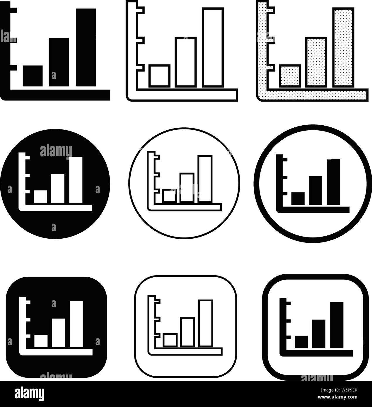 Simple set of diagram and graph icon Stock Vector Image & Art - Alamy
