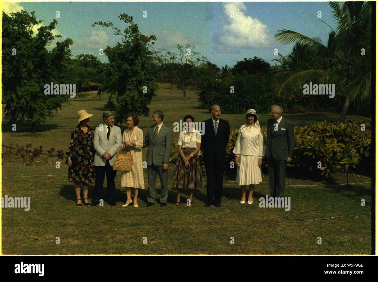 Jimmy Carter and leaders of Western Europe, Helmut Schmidt, Giscard d ...