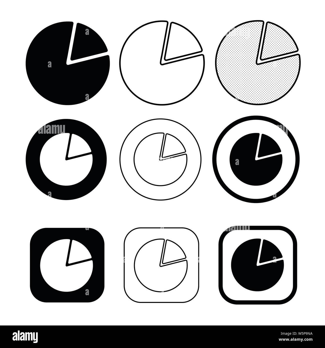 Simple set of diagram and graph icon Stock Vector Image & Art - Alamy