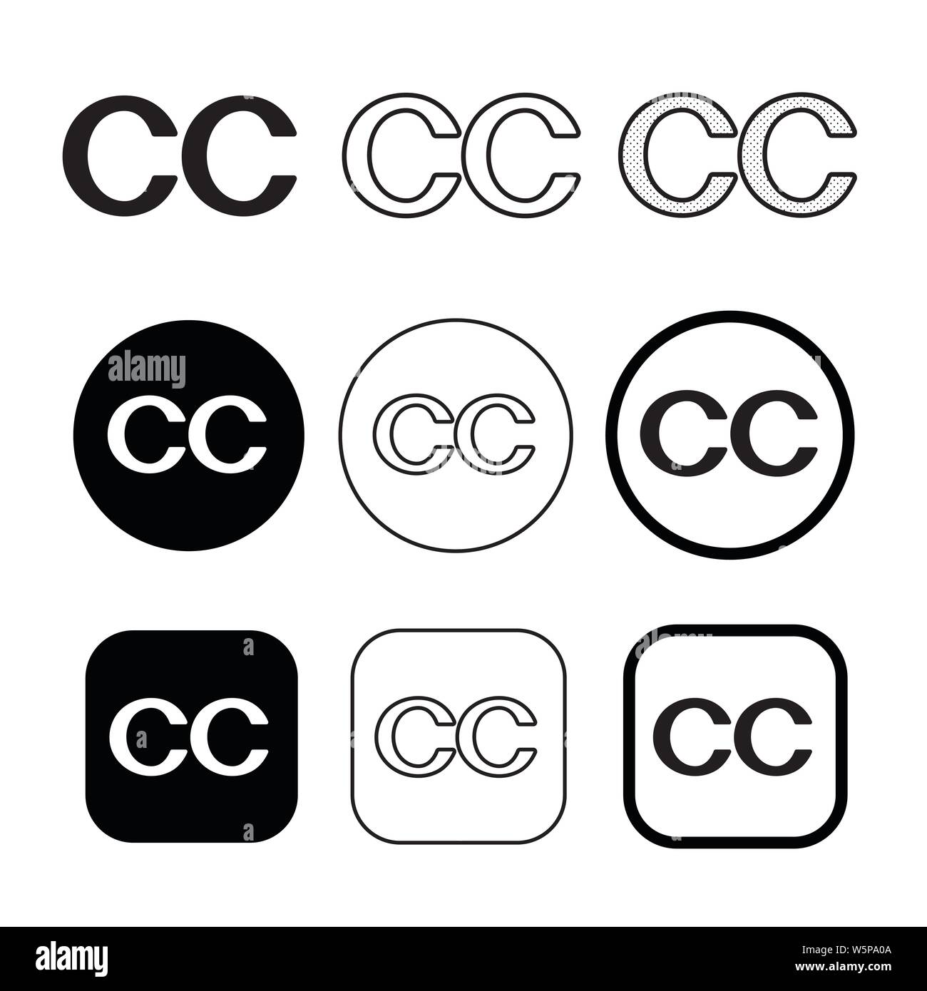 Creative commons symbol hi-res stock photography and images - Alamy