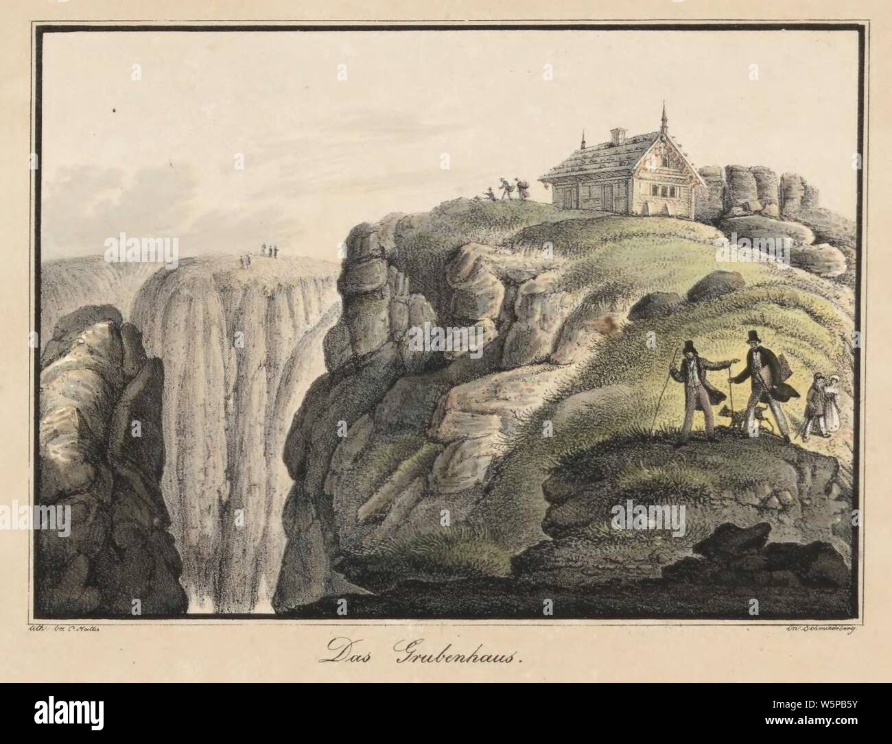 Das Grubenhaus Carl Theodor Mattis Stock Photo - Alamy