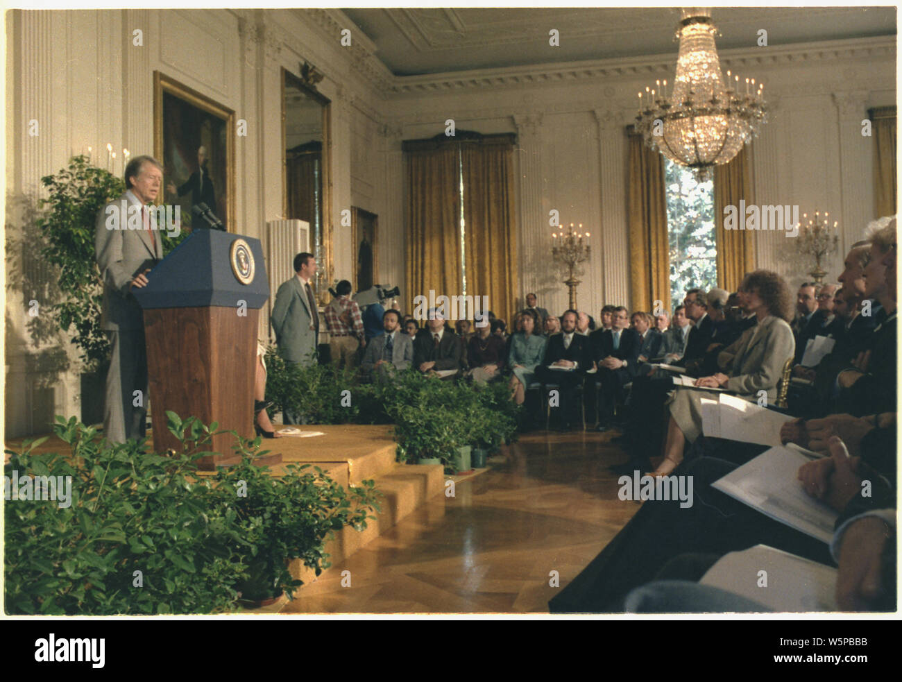 Jimmy Carter hosts a ceremony commemorating the 30th Anniversary of the ...