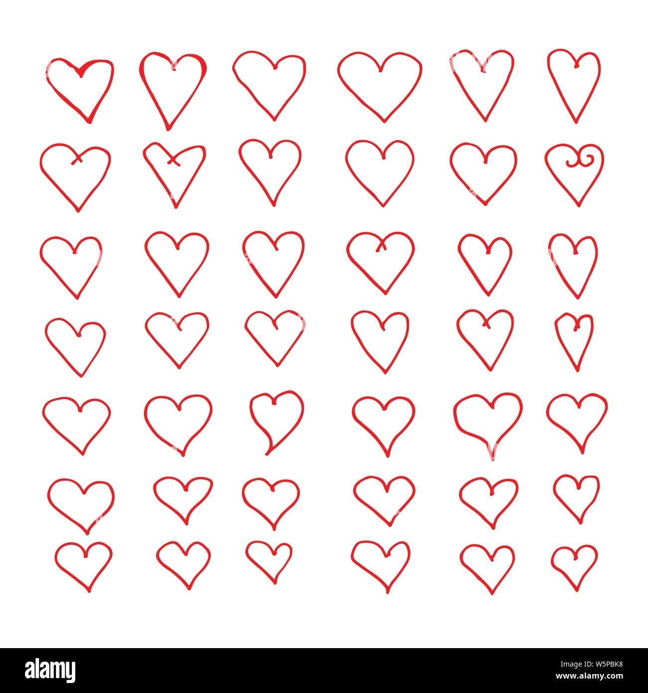 Hand drawn heart icon Stock Vector Image & Art - Alamy